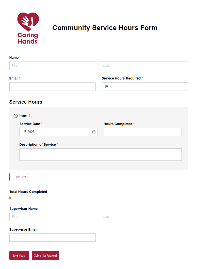 Free Non-Profit Form Templates - Cognito Forms