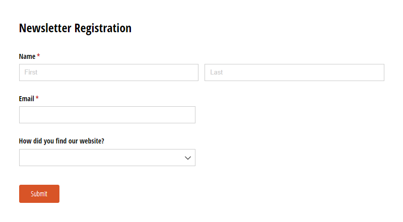 Free Registration Form Templates - Cognito Forms