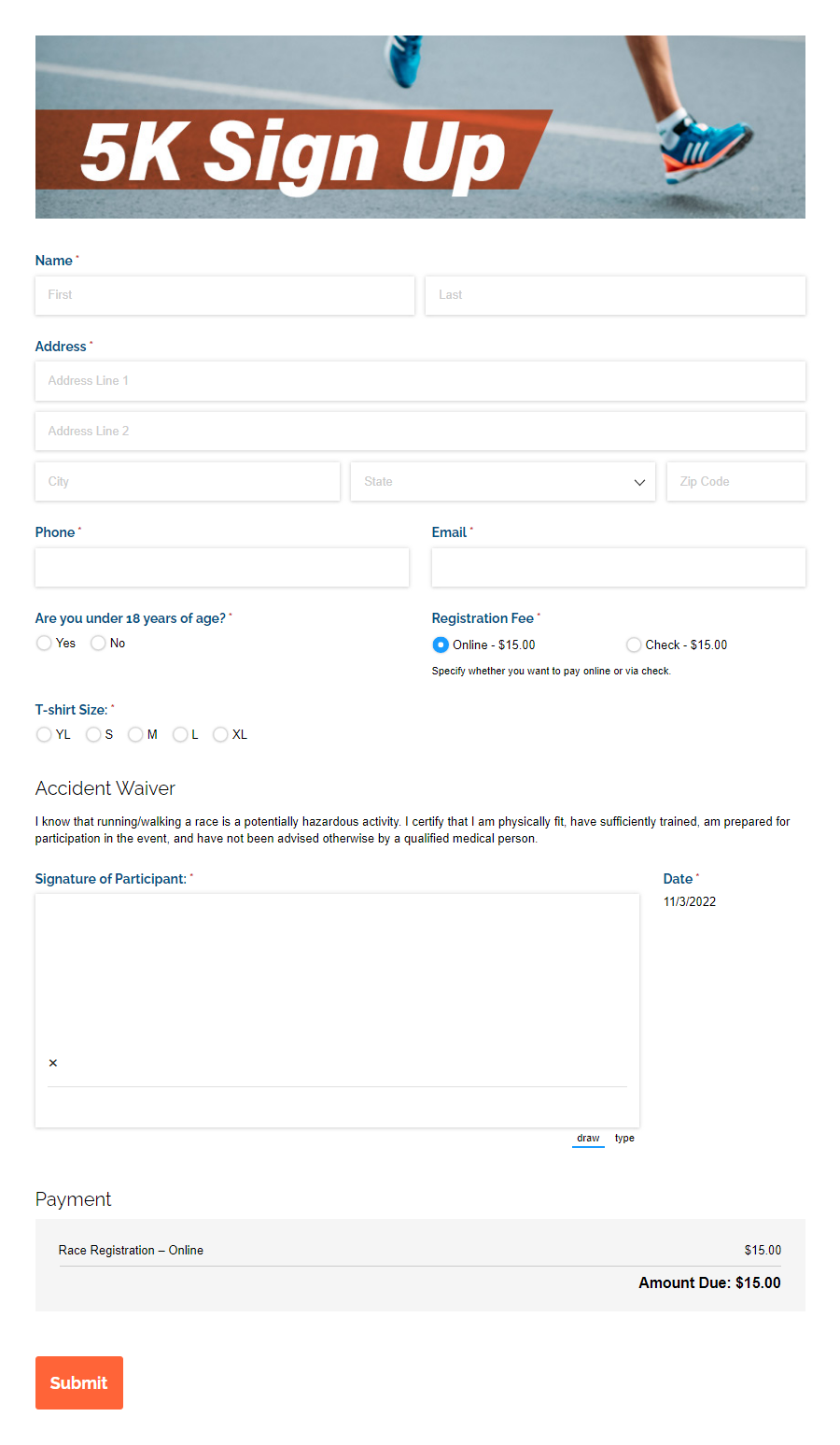 Free Registration Form Templates - Cognito Forms